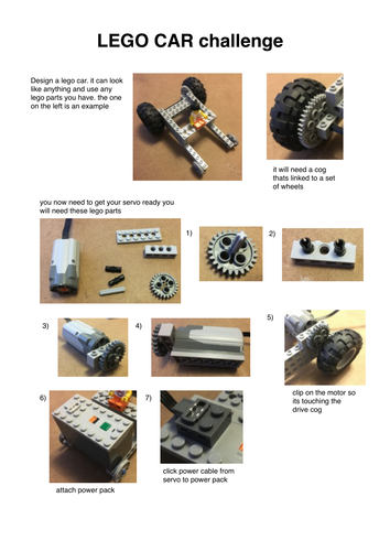 lego Vehicle STEM challenge | Teaching Resources