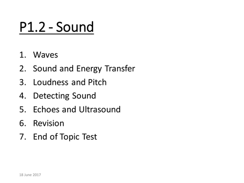 Activate - P1.2 Sound SOW | Teaching Resources