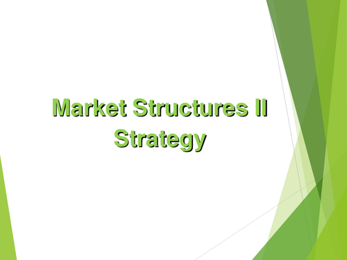 Presentation on Market Structures II (A Level Business Studies ...