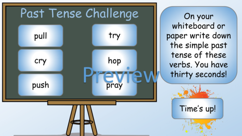 Verbs: Adding suffixes -ed, -d, -ied (Simple Past Tense) | Teaching ...