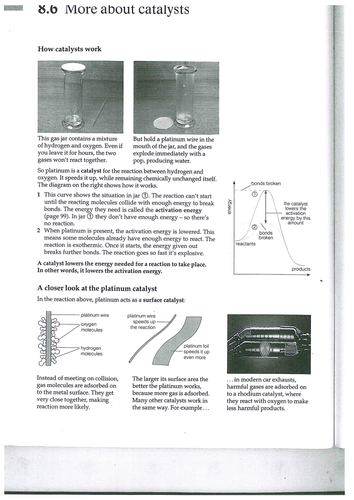 C8.5 The effect of catalysts on rate of reaction - New AQA GCSE 2018 ...