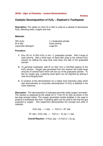 C8.5 The effect of catalysts on rate of reaction - New AQA GCSE 2018 ...