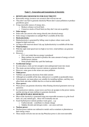 P1 GCSE Physics Edexcel - Complete revsion booklet bundle | Teaching ...