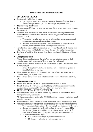 P1 GCSE Physics Edexcel - Complete revsion booklet bundle | Teaching ...