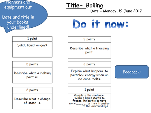 Boiling | Teaching Resources