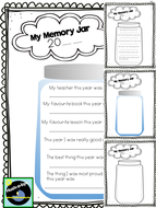 End Of Year Memory Jar | Teaching Resources