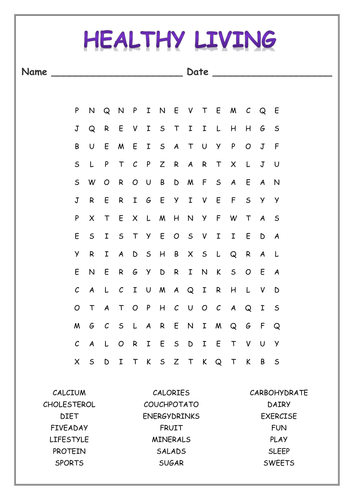 Pack of 4 Healthy Living Activities for Key Stage 2 | Teaching Resources