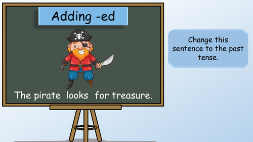 Verbs: Adding -ed to Regular Verbs | Teaching Resources