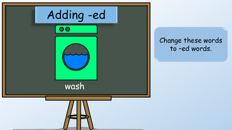 Verbs: Adding -ed to Regular Verbs | Teaching Resources