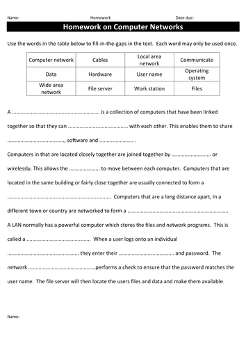 Y7 PC Basics Computer Science Project | Teaching Resources