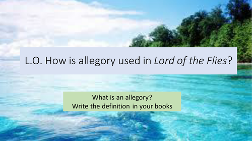 AQA English Literature Lord of the Flies SOW | Teaching Resources
