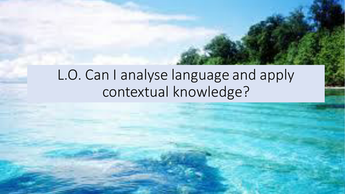 AQA English Literature Lord of the Flies SOW | Teaching Resources