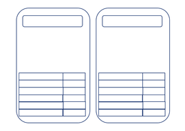 Top Trumps Blank Sheets | Teaching Resources