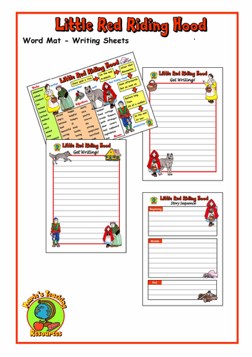Little Red Riding Hood– Word Mat | Teaching Resources