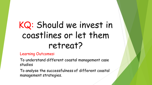 AQA Geography Coasts (Lyme Regis and Happisburgh case studies ...