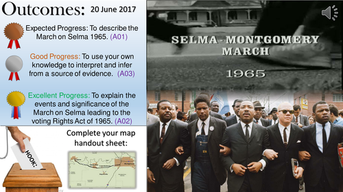 American Civil Rights: March on Selma & Voting Rights Act 1965 ...