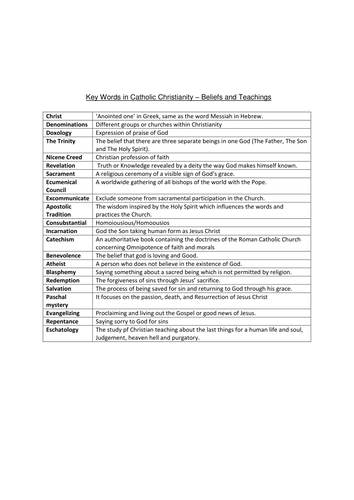 REVISION GUIDES FOR RE GCSE | Teaching Resources