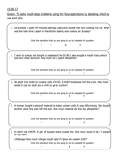 Multi Step word problems Year 5 | Teaching Resources