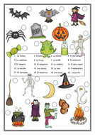 Halloween Activities Spanish - La Noche de Brujas | Teaching Resources