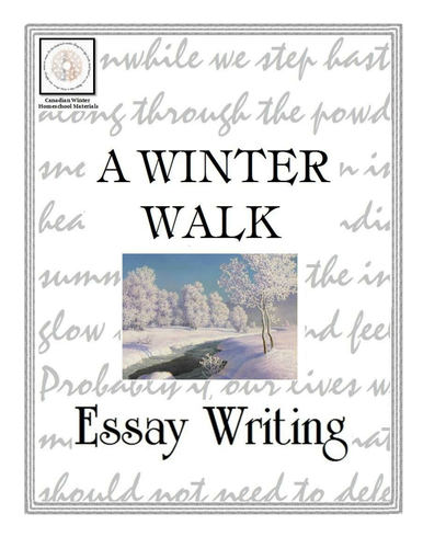 Essay Writing: A Winter Walk | Teaching Resources