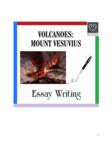 Essay Writing: Volcanoes (Mount Vesuvius) | Teaching Resources