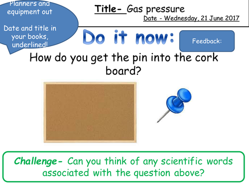 Gas pressure | Teaching Resources