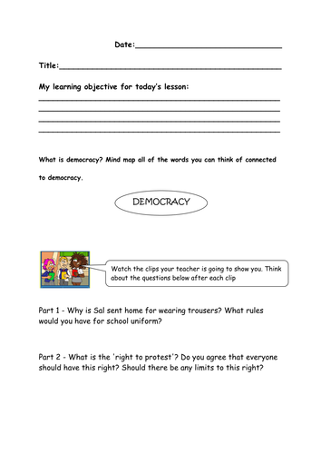 What is democracy | Teaching Resources