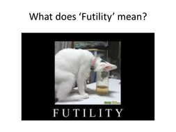 'Futility' Wilfred Owen Poem Analysis | Teaching Resources