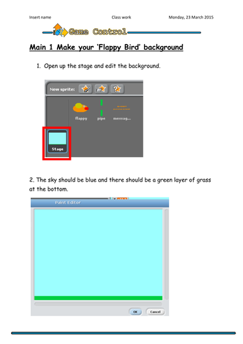 Y8 Game Control Programming - Scratch Project - Flappy Bird Part 2 ...