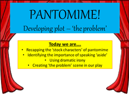 KS3 Drama - Pantomime - Lesson 3 | Teaching Resources