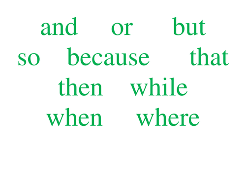 Conjunctions Lesson - YEAR 1- PLANNING AND RESOURCES BUNDLE | Teaching ...