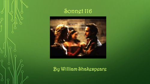 Sonnet 116 PPT - William Shakespeare | Teaching Resources