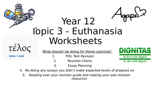 NEW OCR AS ETHICS EUTHANASIA 2016 ONWARDS | Teaching Resources
