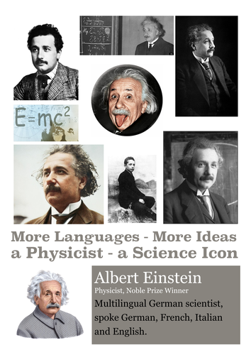 MFL Poster 8 - Albert Einstein | Teaching Resources