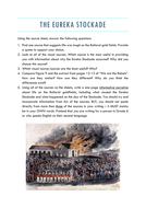 Eureka Stockade Source Work | Teaching Resources