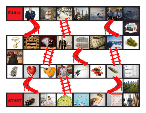Common Nouns Fifth Grade Chutes-Ladders Game | Teaching Resources