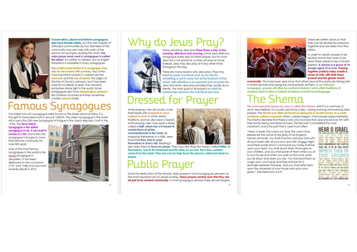 Judaism: History and Belief Information Booklet Revision Guide ...