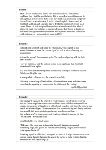 'Wuthering Heights' - lesson 2, chapter 2 | Teaching Resources