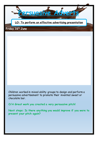 Persuasive Writing - Adverts 2 weeks planning and resources for year 4 ...