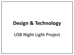 USB Night Light Project with Laser Cut Shade - Product Design, SOW ...