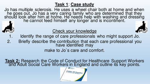 Unit 2- Working in Health& Social Care [New Spec] PART ONE - 12 x ...