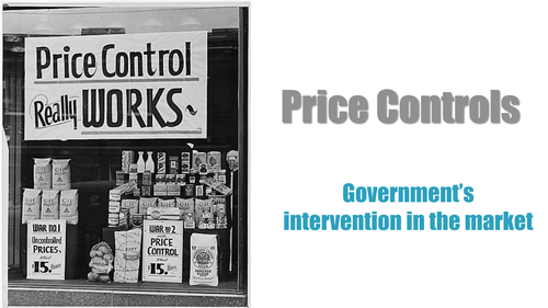 Price Controls - Presentation (IGCSE/ A Levels/IB Economics | Teaching ...