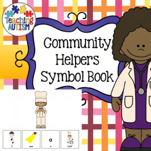 Community Helpers Sentence Building Book, Adapted Book | Teaching Resources