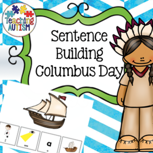 Columbus Day Sentence Building, Adapted Books | Teaching Resources