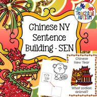 Chinese New Year Sentence Building Pack, Adapted Books | Teaching Resources