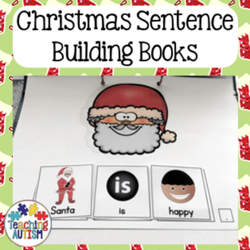 Christmas Sentence Building Pack, Adapted Books | Teaching Resources