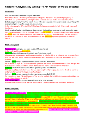 I am Malala (young reader's edition) Unit | Teaching Resources