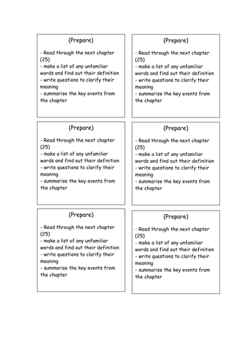 Guided Reading Questions and planning | Teaching Resources