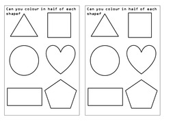 KS1 Maths Finding one half mastery activities | Teaching Resources