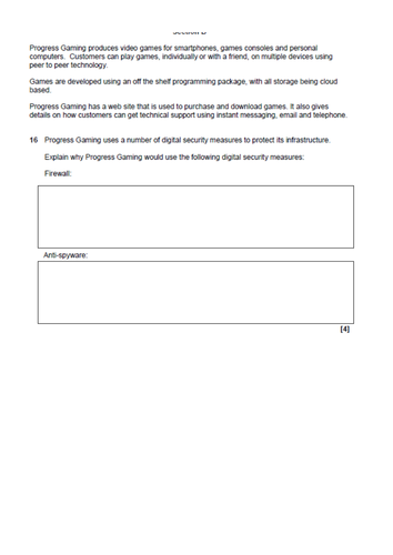 Unit 1 Cambridge Technical in IT - Level 3 AO2 - AO5 | Teaching Resources